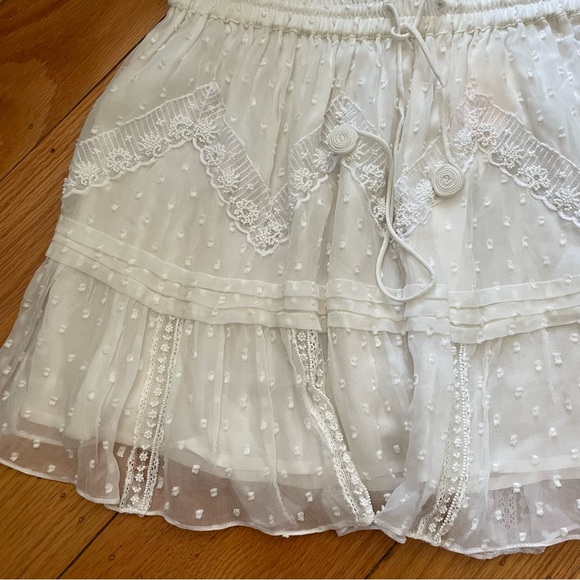 Rococo Sand | Skirts | Nwt Rococo Sand Selene Beaded Embellished White ...